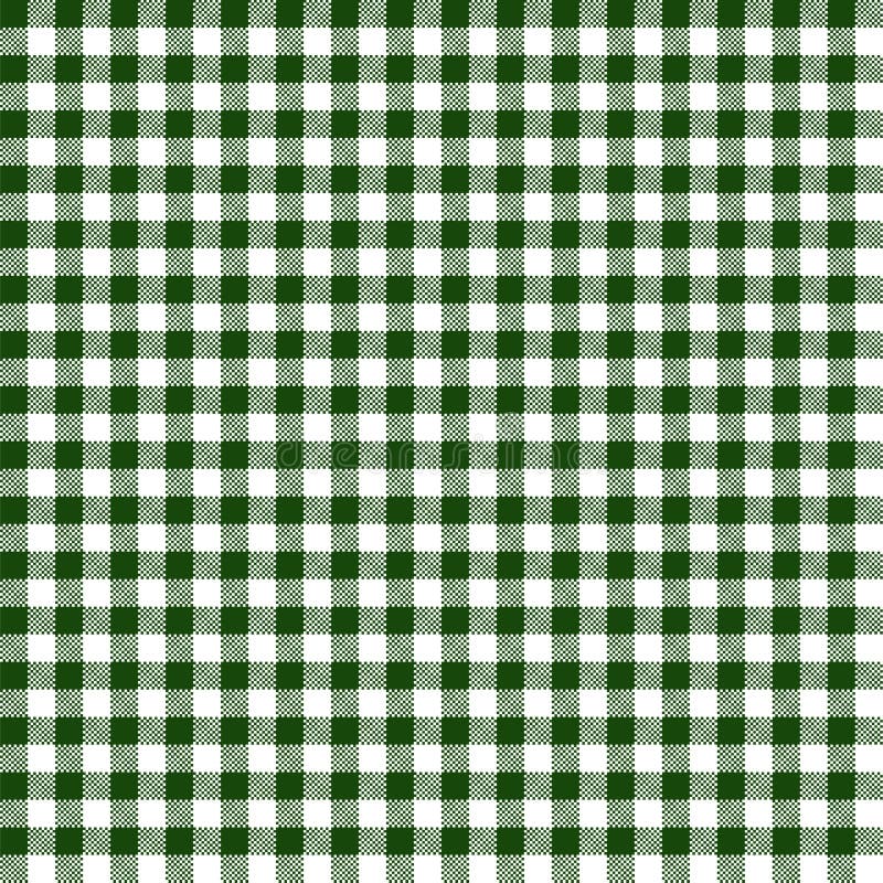 Vector Woven Green Gingham stock vector. Illustration of plaid - 13977814