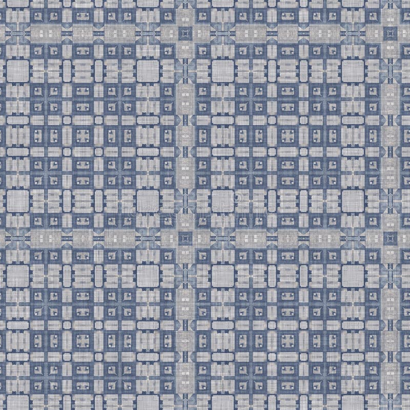 Traditional Grey Mosaic Seamless Pattern Print. Fabric Effect Mexican ...