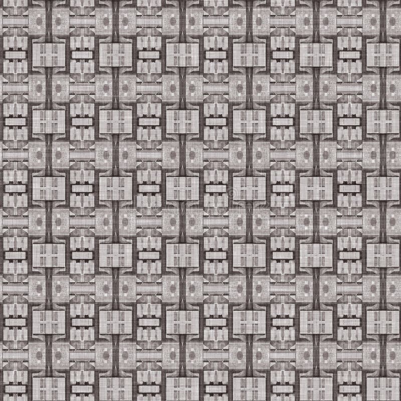 Traditional Grey Mosaic Seamless Pattern Print. Fabric Effect Mexican ...