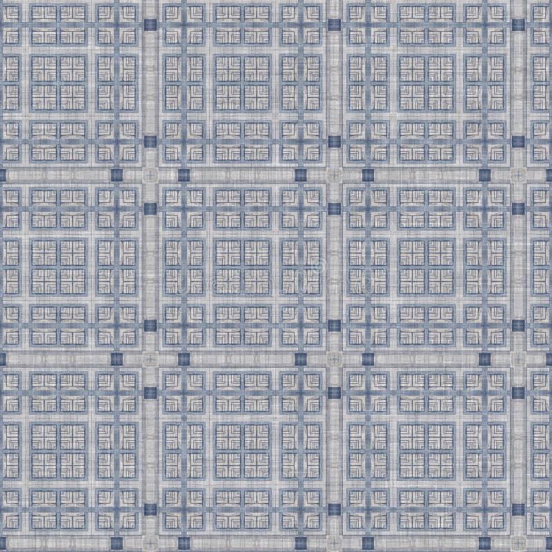 Traditional Grey Mosaic Seamless Pattern Print. Fabric Effect Mexican ...