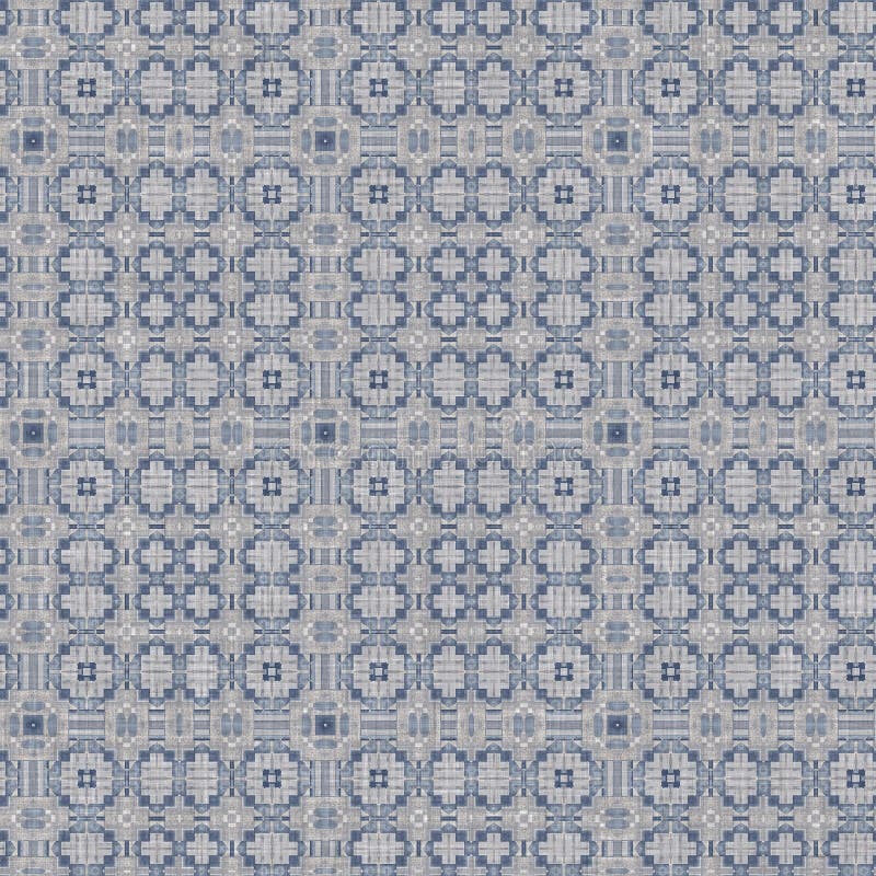 Traditional Grey Mosaic Seamless Pattern Print. Fabric Effect Mexican ...