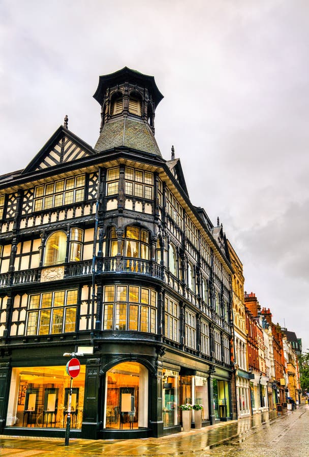 Traditional Half-timbered House in Manchester, England Editorial Image ...