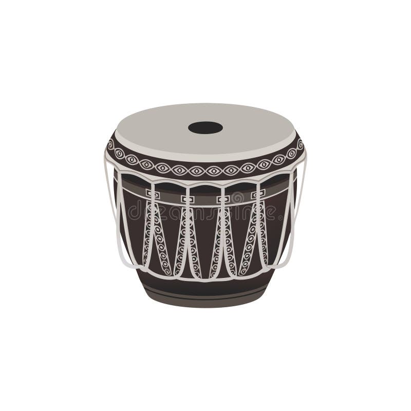 Traditional Hand Drum Vector Illustration for Cultural Design Projects ...