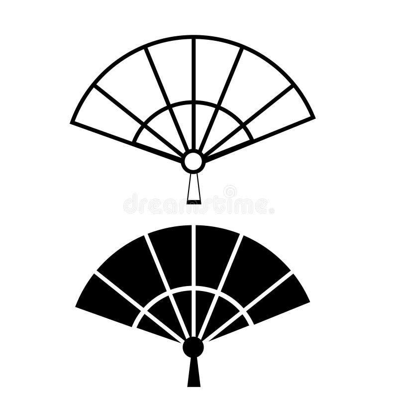 Hand Held Fan Stock Illustrations – 277 Hand Held Fan Stock ...