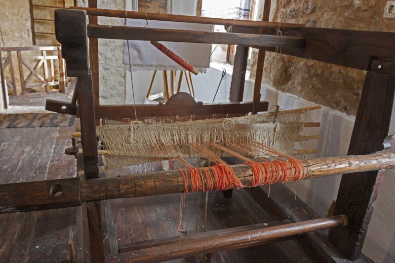 Traditional Hand Loom for Carpets Stock Image - Image of homemade ...