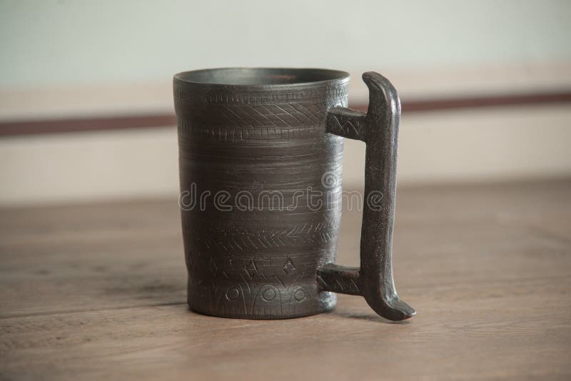 Traditional Handcrafted Mug Stock Image - Image of decoration, ceramics ...