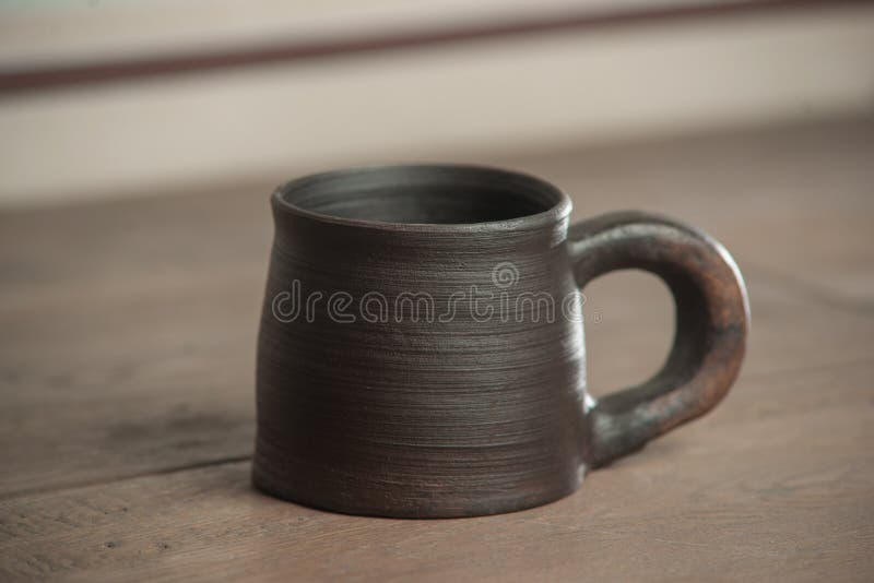 Traditional Handcrafted Mug Stock Image - Image of coffee, domestic ...