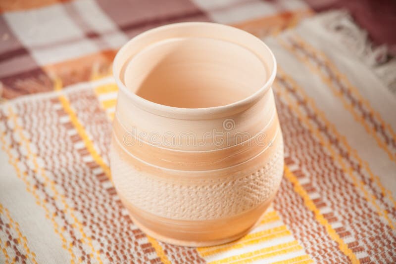 Traditional Handcrafted Mug Stock Photo - Image of ethnic, earthenware ...