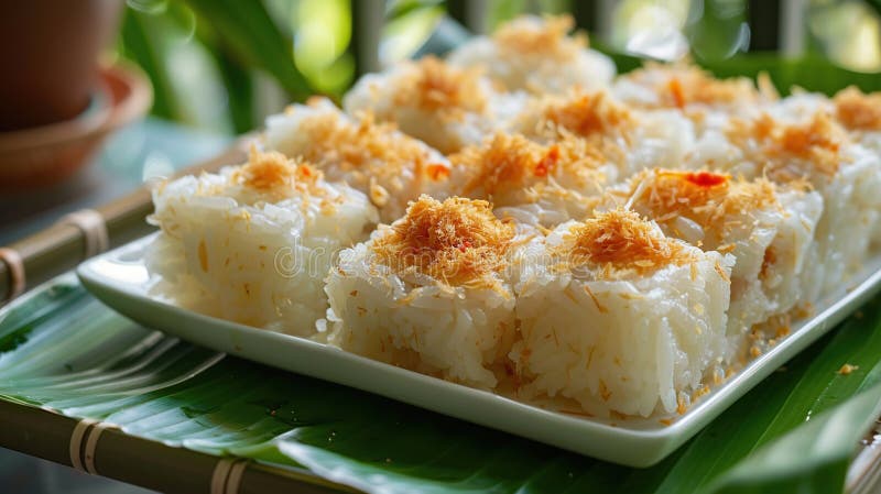 Traditional Handmade Ang Ku Kueh. Generative Ai Stock Illustration ...