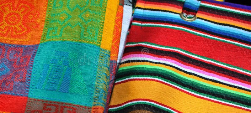 Traditional Handmade Material Stock Photo - Image of latin, authentic ...