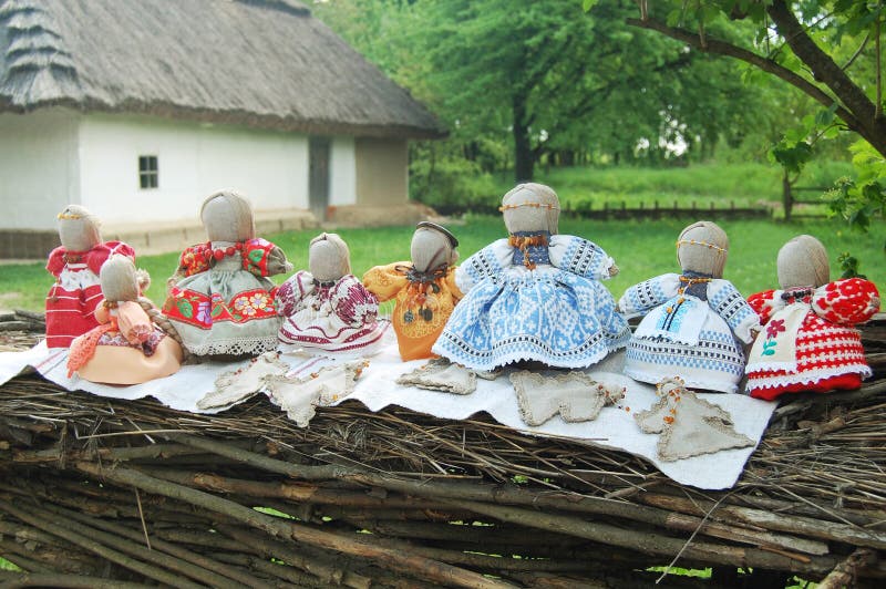 Traditional Handmade Rag Dolls Stock Image - Image of hand, homemade ...