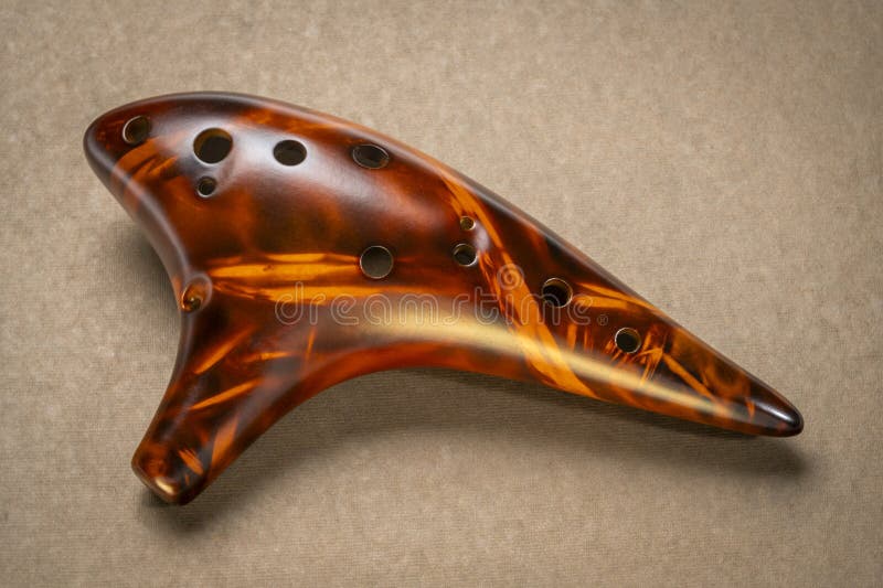 Traditional 12 Hole Ceramic Ocarina, Wind Musical Instrument Stock ...