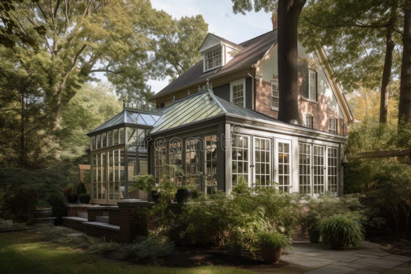 Traditional Home with Sunroom Addition To Maximize Natural Light and ...