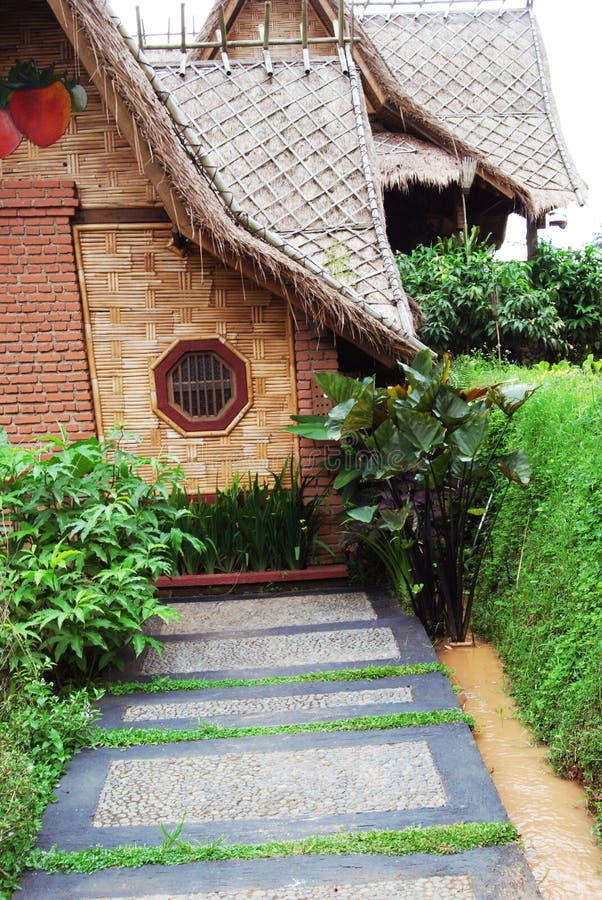 Traditional Home in West Java, Indonesia Stock Photo - Image of ethnic ...