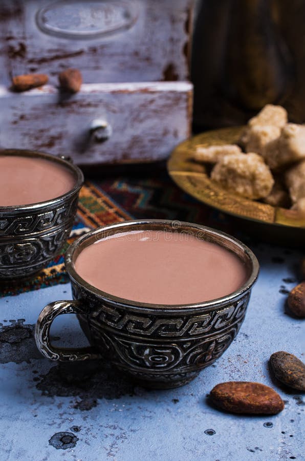 Traditional hot cocoa stock image. Image of beverage - 110606483