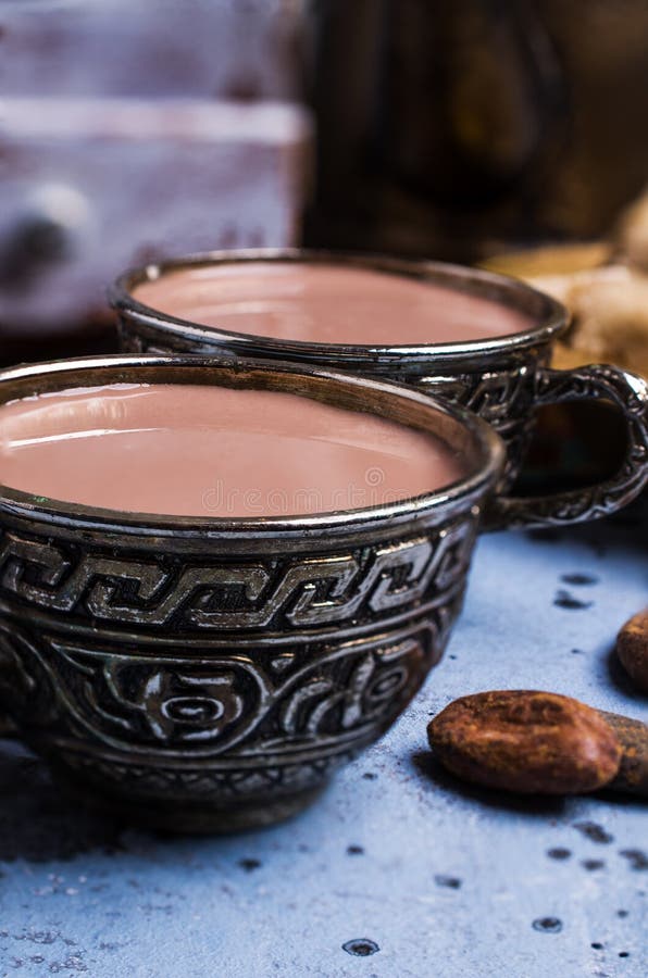 Traditional hot cocoa stock image. Image of ingredient - 110607597