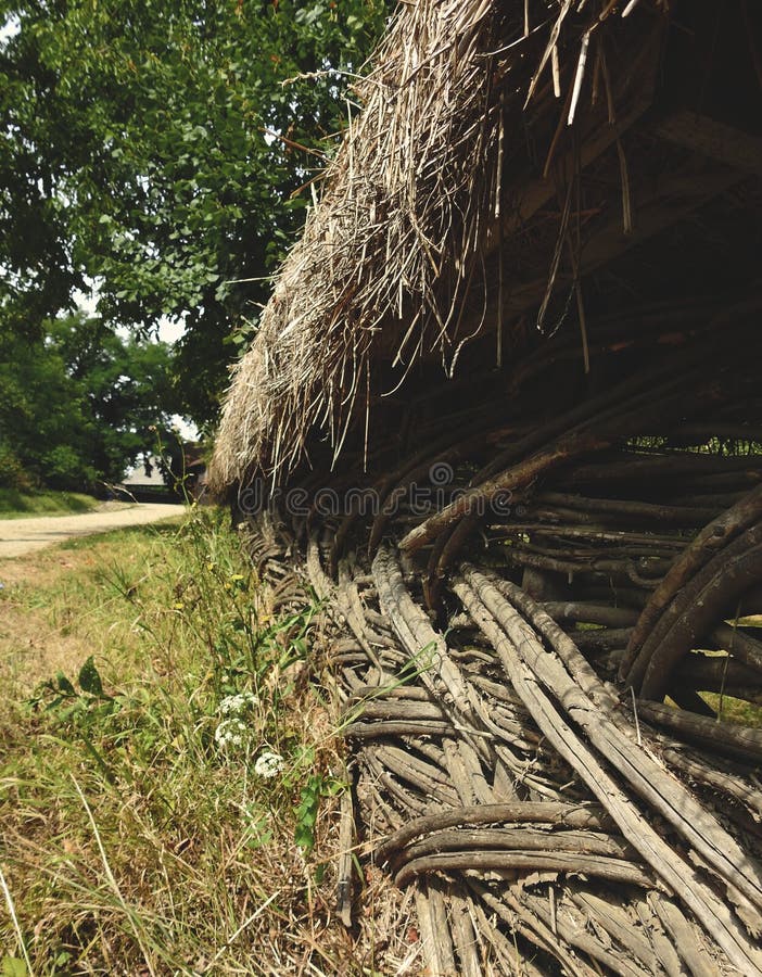Traditional House Build Wood Stock Photo - Image of forest, house ...