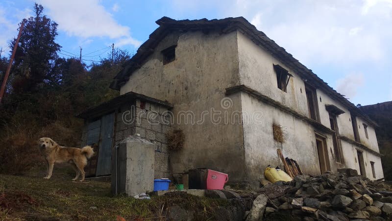 House,the Himalaya Mountain Peak Stock Photo - Image of hills, glacier ...