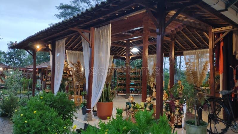 Traditional House of Javanese Stock Image - Image of traditional ...