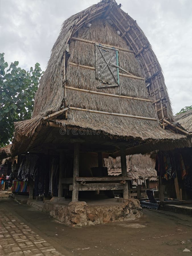 A Traditional House of Lombok Called Rumah Sasak Stock Photo - Image of ...