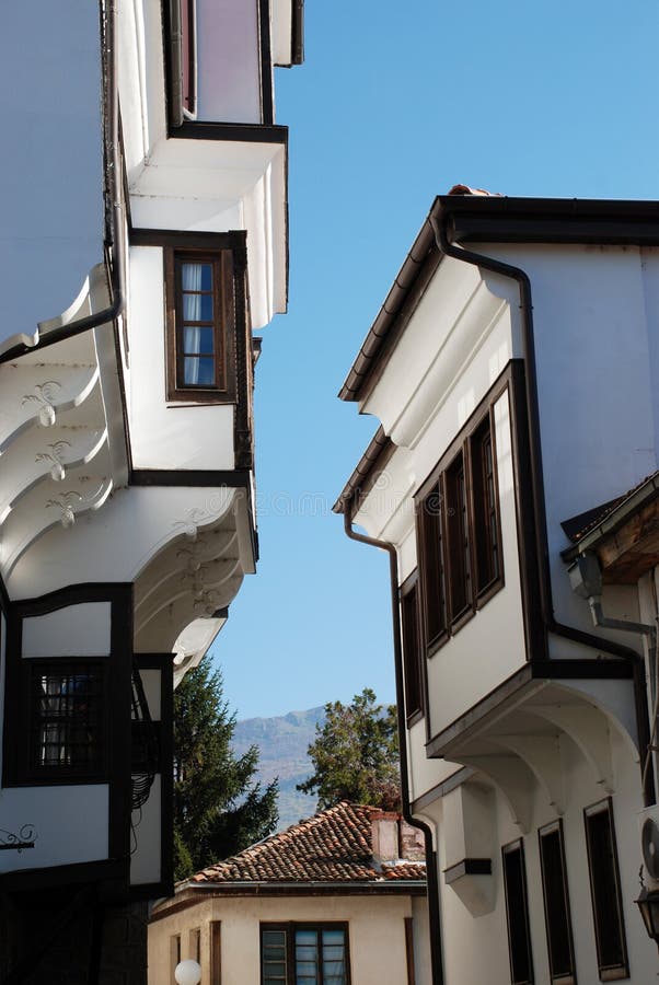 Traditional House, Ohrid, Macedonia Stock Photo - Image of historic ...