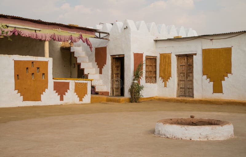 Traditional House in Thar Desert Stock Photo - Image of desert, stairs ...