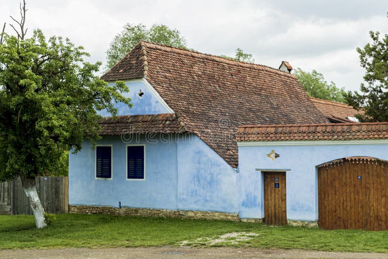 Traditional House from Viscri Town Editorial Stock Photo - Image of ...