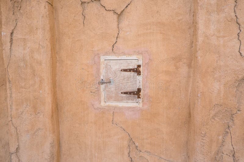 Traditional House Wall in Old Dubai. Stock Image - Image of structure ...