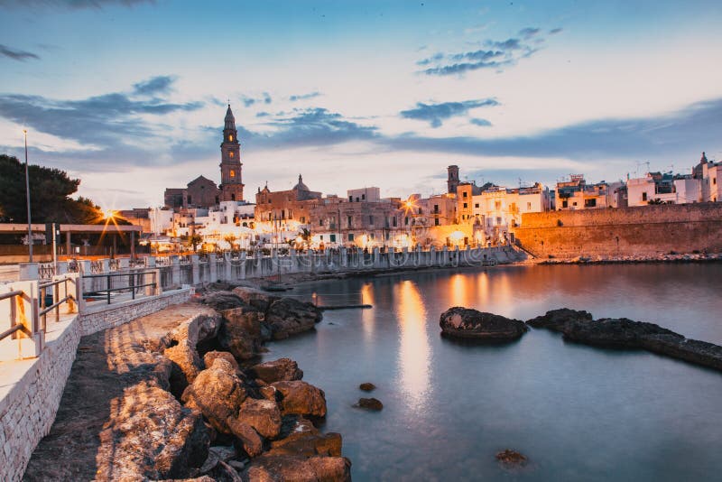 Traditional Houses in Monopoli Italy Stock Image - Image of ...