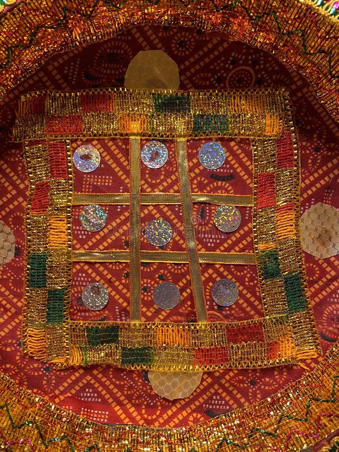 Traditional Indian Bandhani Cloth Stock Photo - Image of classic ...