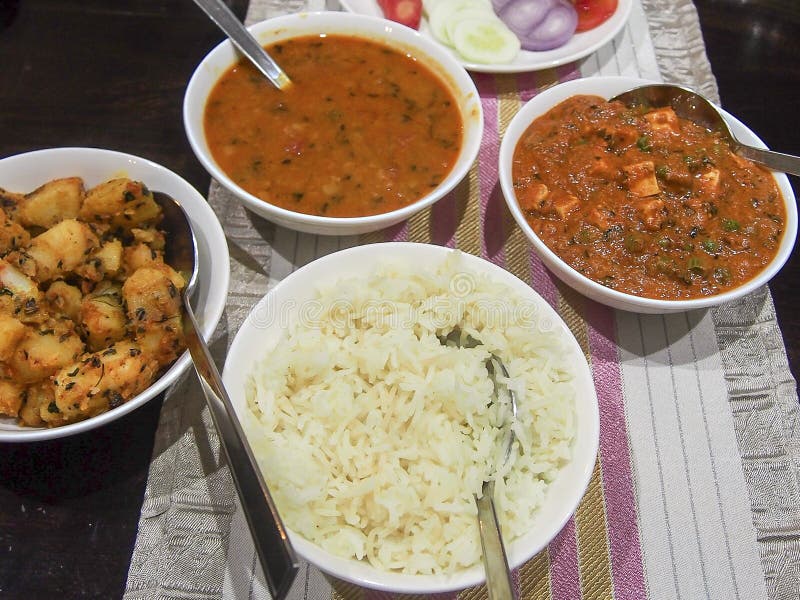 Traditional Indian Meal stock photo. Image of traditional - 84238402