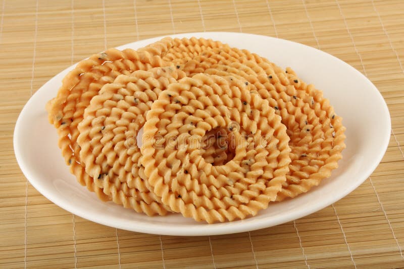Traditional Indian Snack - Chakali Stock Image - Image of appetite ...
