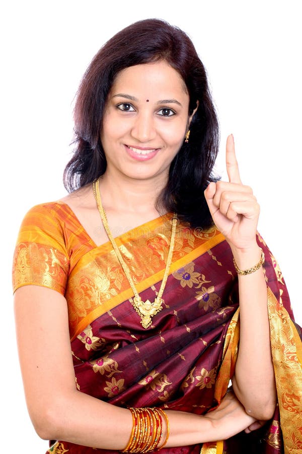 Traditional Indian woman stock photo. Image of earring - 21286954