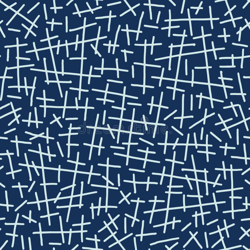 Traditional Indigo Blue Japanese Seamless Vector Pattern. Lace Quilt ...