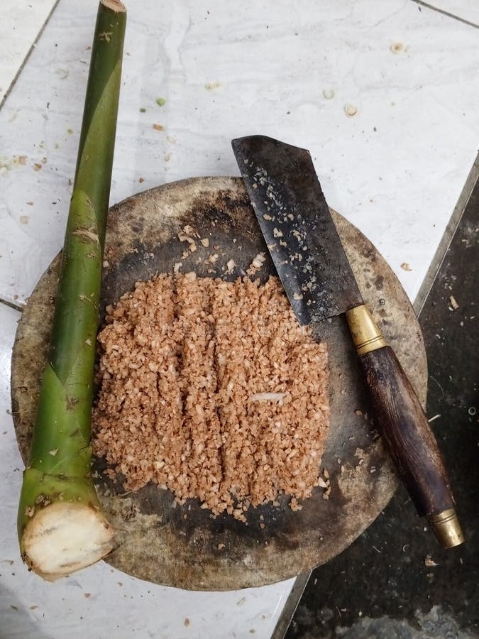 Traditional Indonesian Cuisine Using Kecombrang Flowers Stock Image ...