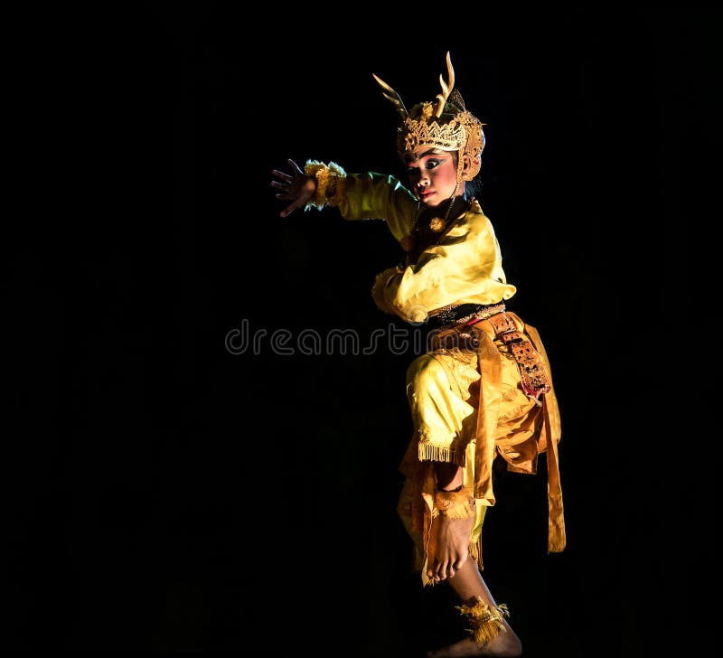 Traditional Indonesian Dancer in Bali Editorial Stock Photo - Image of ...