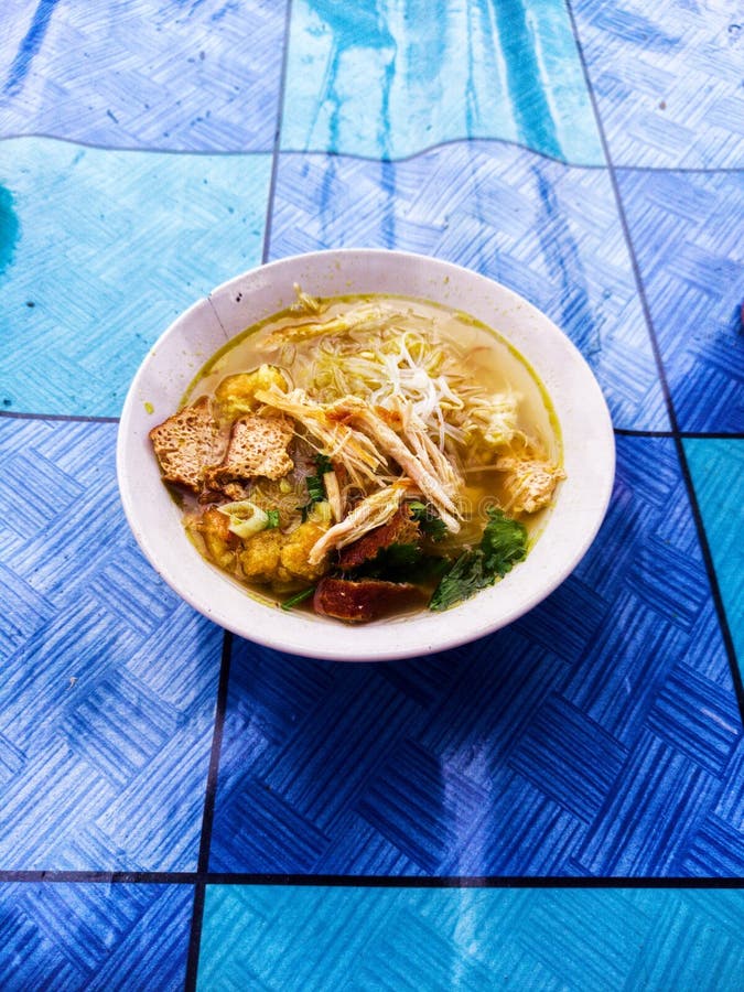 Traditional Indonesian Dish Soto Ayam Stock Photo - Image of dish, meal ...