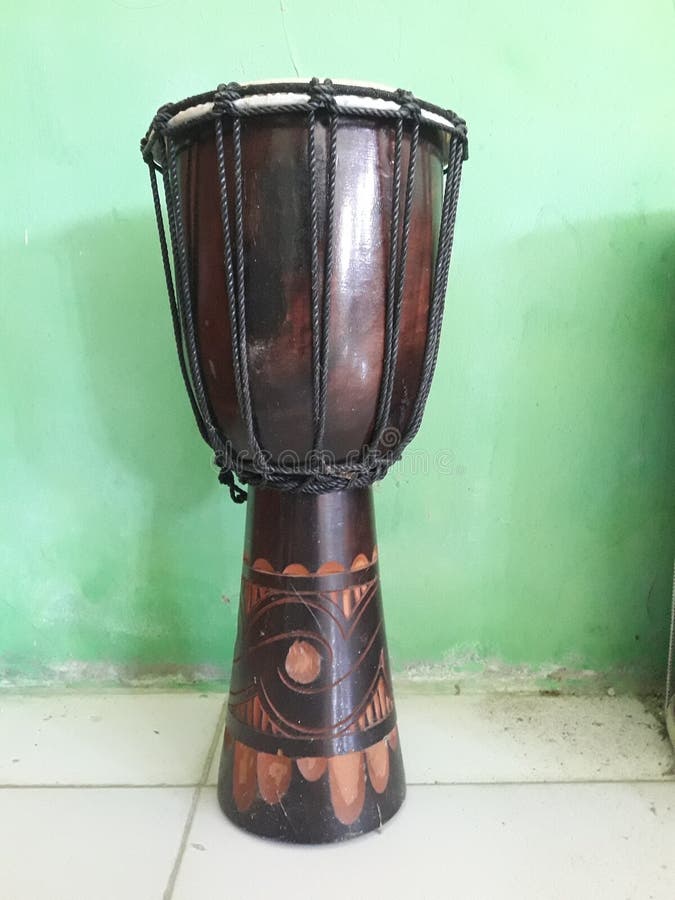 Composition of Ethnic Musical Instruments. Rebana, Gendang, One of the ...