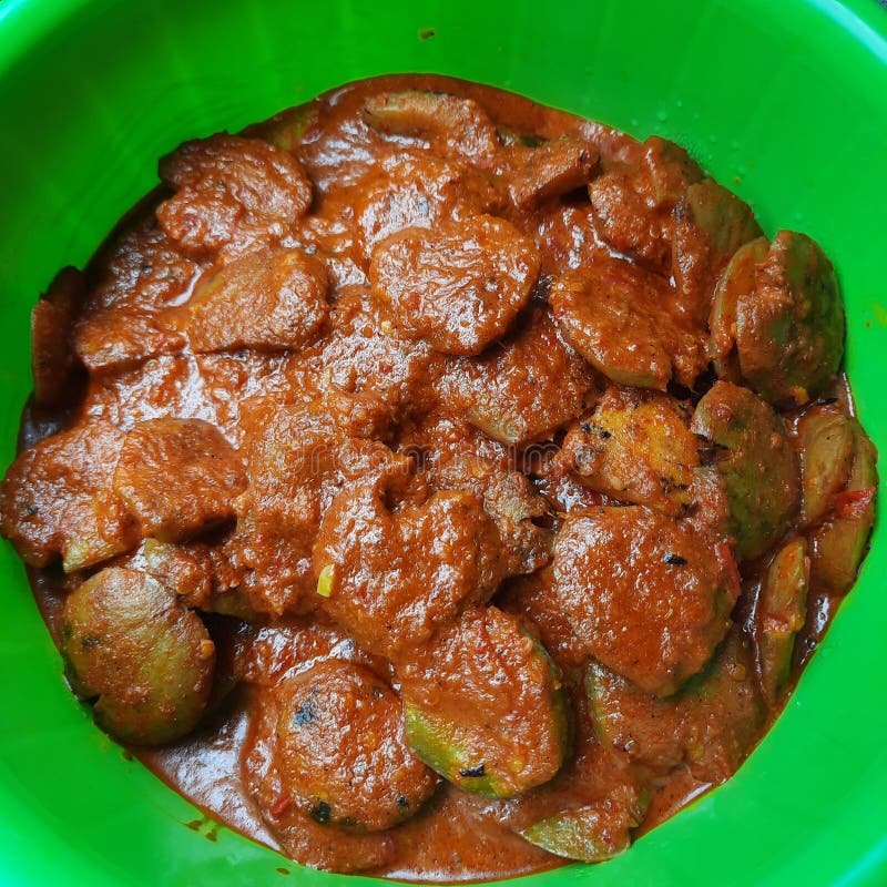 Semur Jengkol, Traditional Indonesian Food Stock Photo - Image of ...