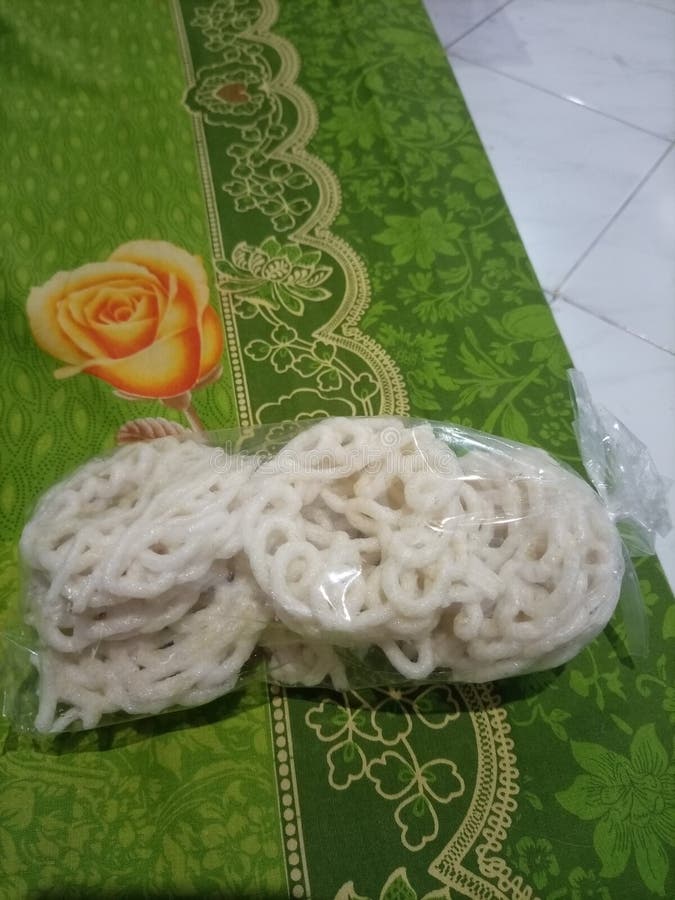 This is a Traditional Indonesian Snack Called Krupuk Stock Image ...