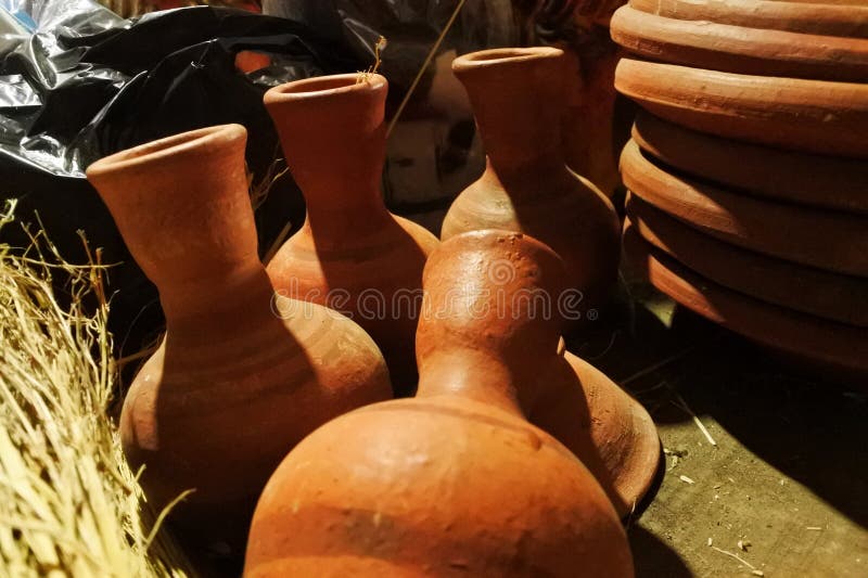 Traditional Indonesian Water Reservoir for Drinking Stock Image - Image ...