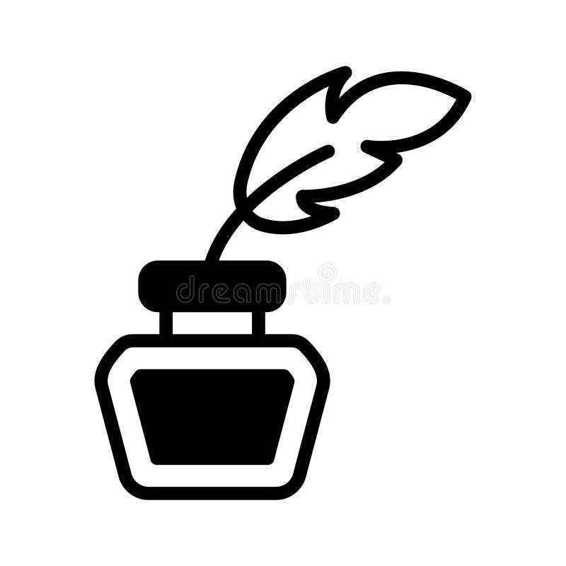 Traditional Ink and Quill Symbolizing Writing and Creativity. Stock ...