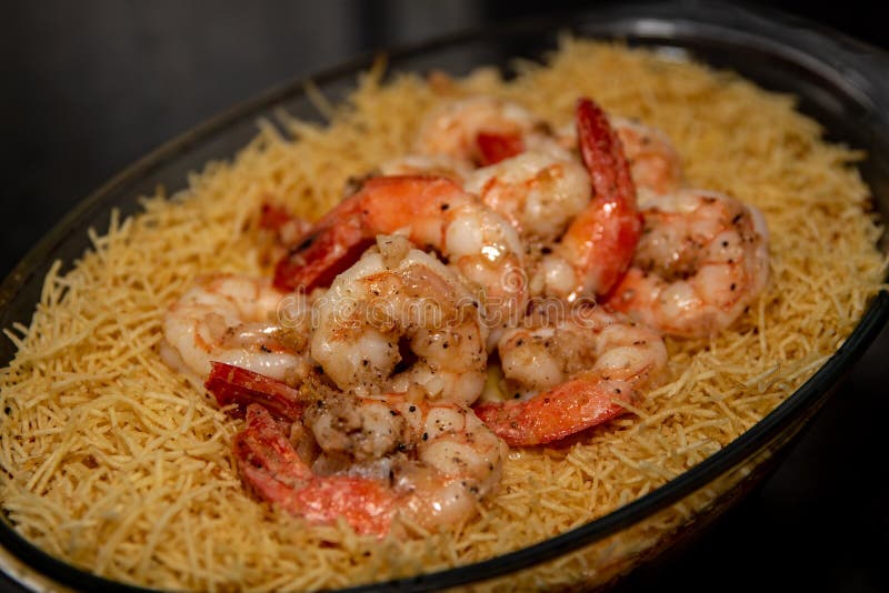 Traditional "international Shrimp" from Coco Bambu with Potato Straw ...