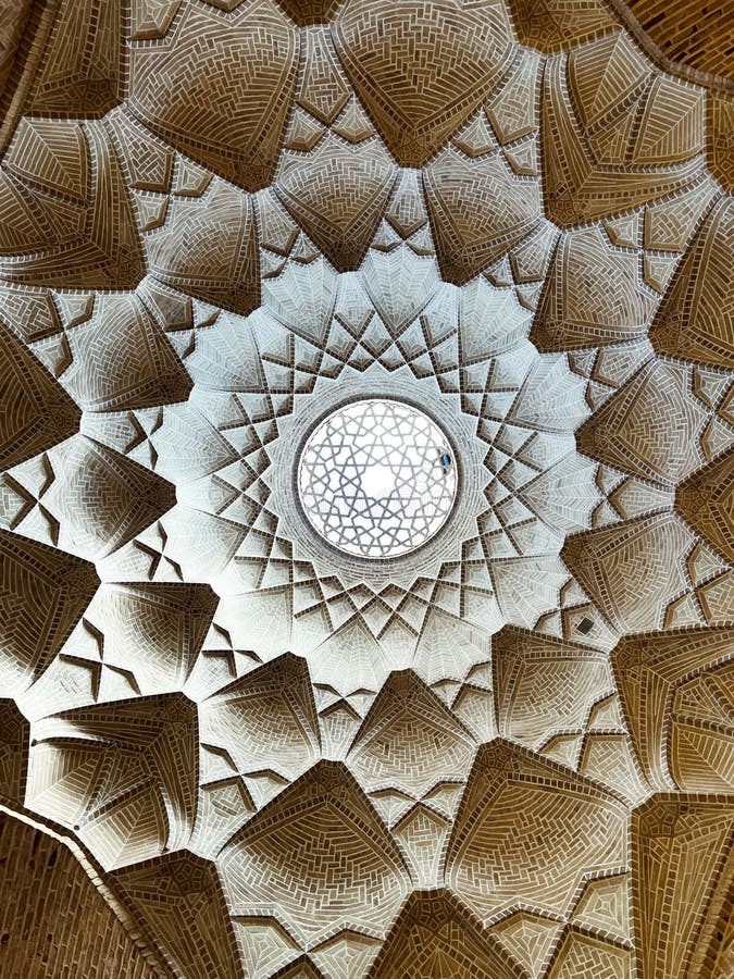 Traditional Iranian Ceiling with Arches Persian Architectural Mastery ...