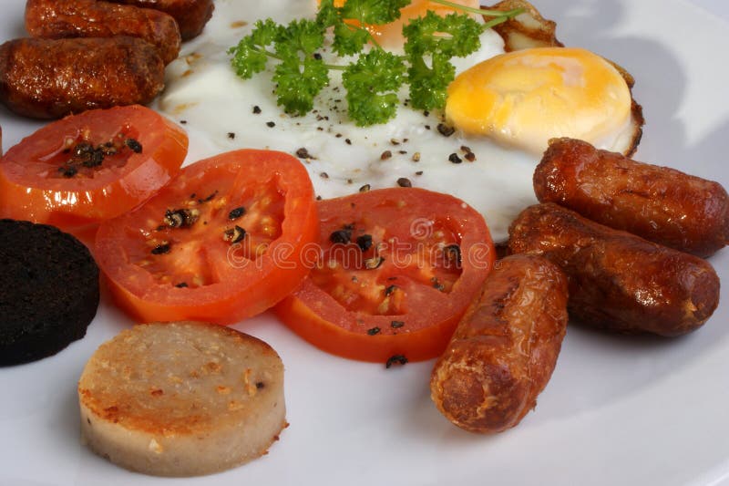 Traditional Irish Breakfast Stock Image - Image of pudding, white: 11579713