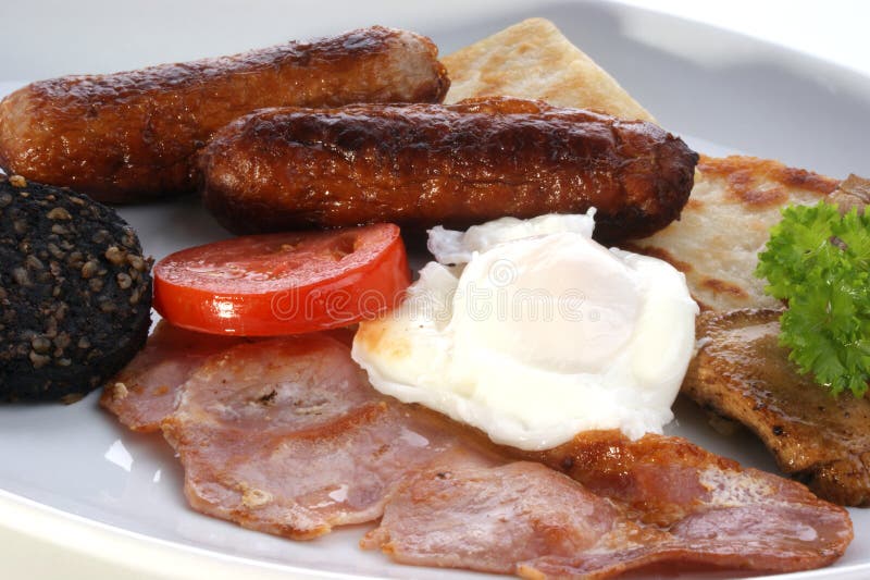 Traditional Irish Breakfast Stock Photo - Image of breakfast, mushroom ...