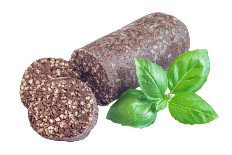 Traditional Irish and British Black Pudding and White or Oatmeal ...