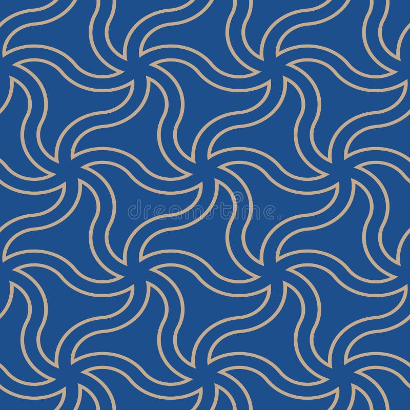 Traditional Islam Arabesque Pattern, Abstract Geometric Wavy Waves ...