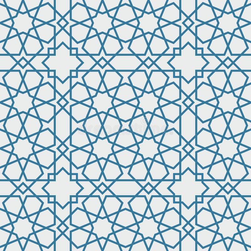Traditional Islam Geometric Pattern, Seamless Stock Vector ...
