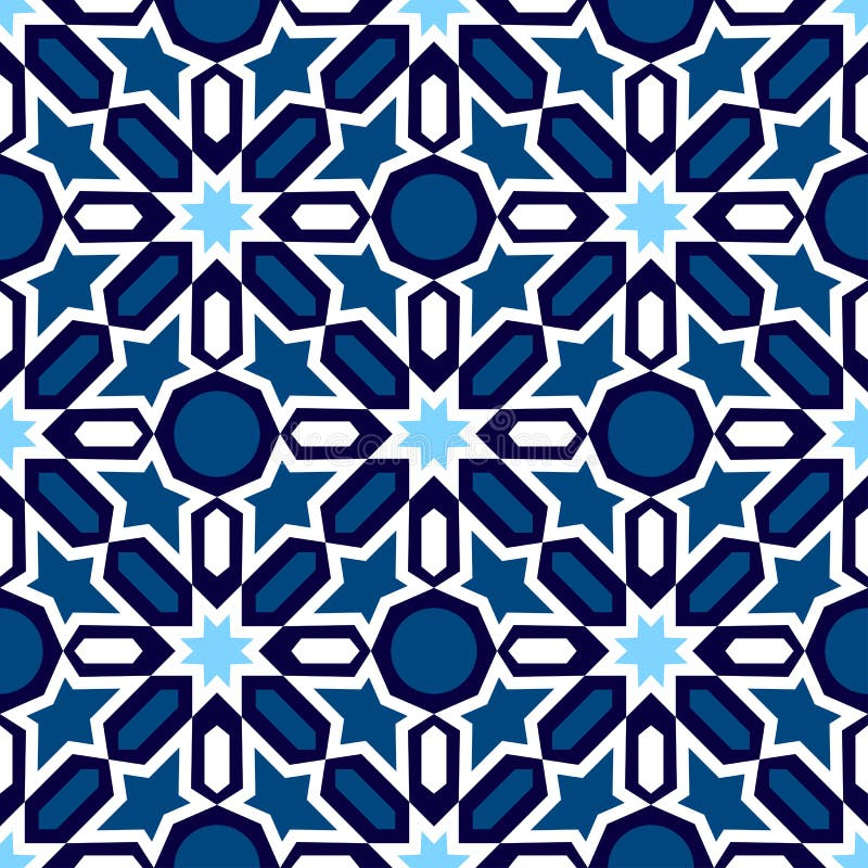 Traditional Islamic Pattern Stock Vector - Illustration of floral ...